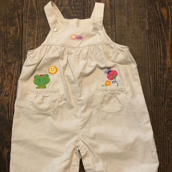 Carter's | Bottoms | Frog Ladybug Bubble Overalls | Poshmark
